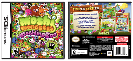 Moshi Monsters: Moshling Zoo - DS Game Case