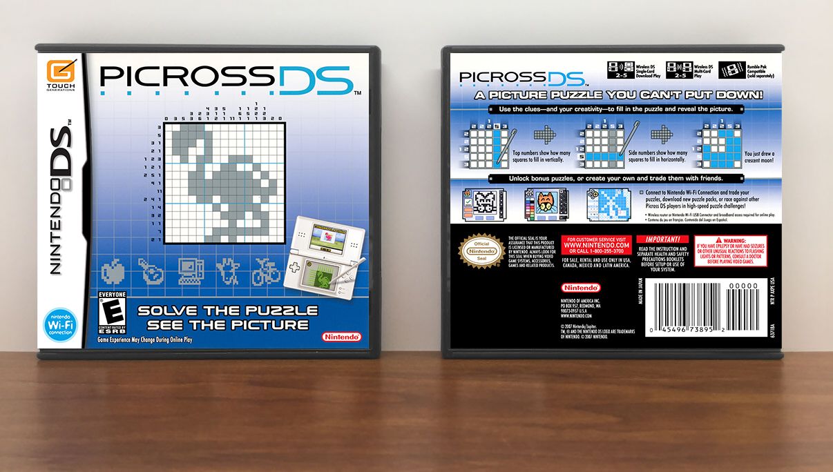 Picross DS - DS Game Case