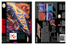 Axelay - SNES Video Game Case