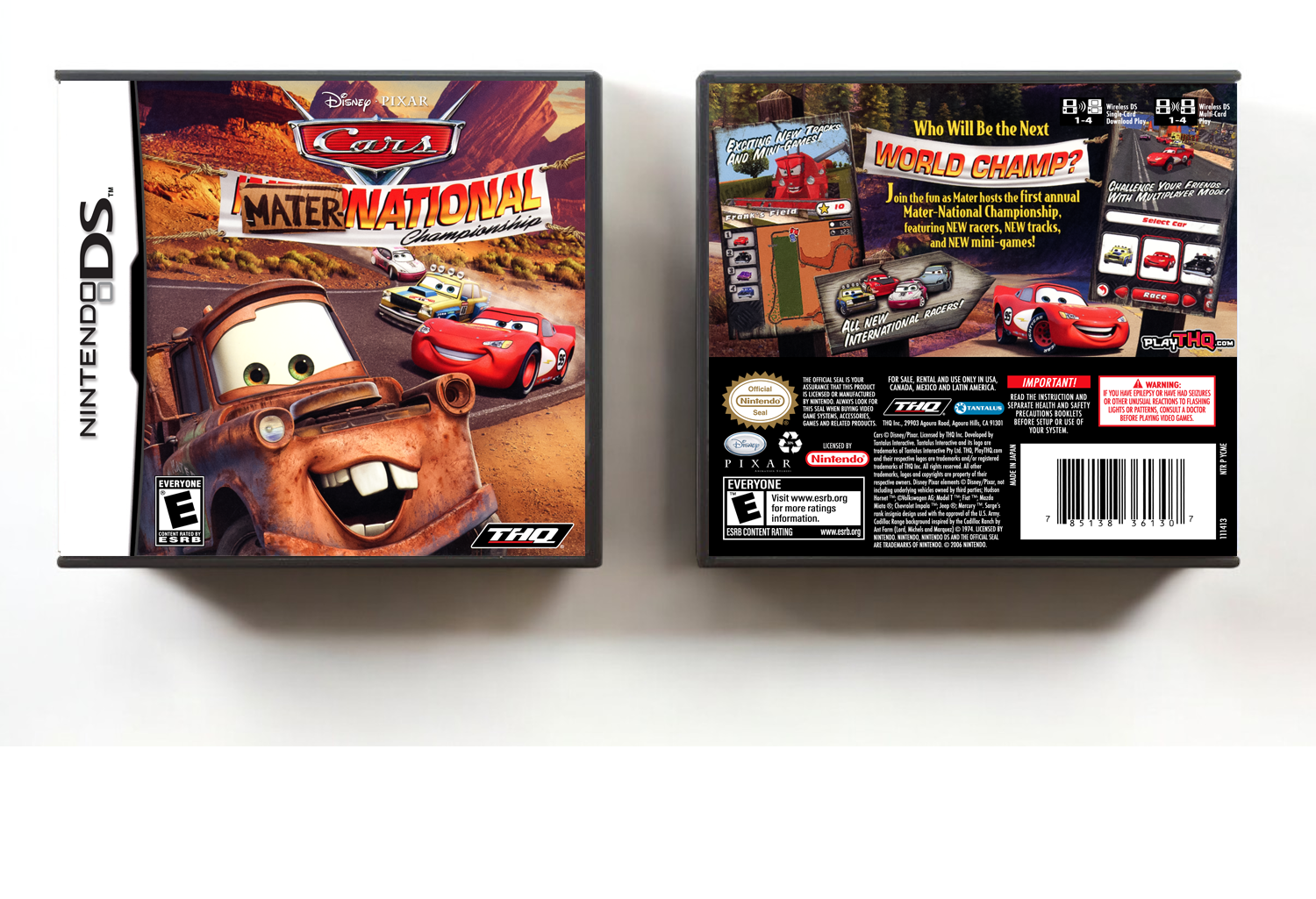 Disney/Pixar's Cars Mater-National Championship - DS Game Case