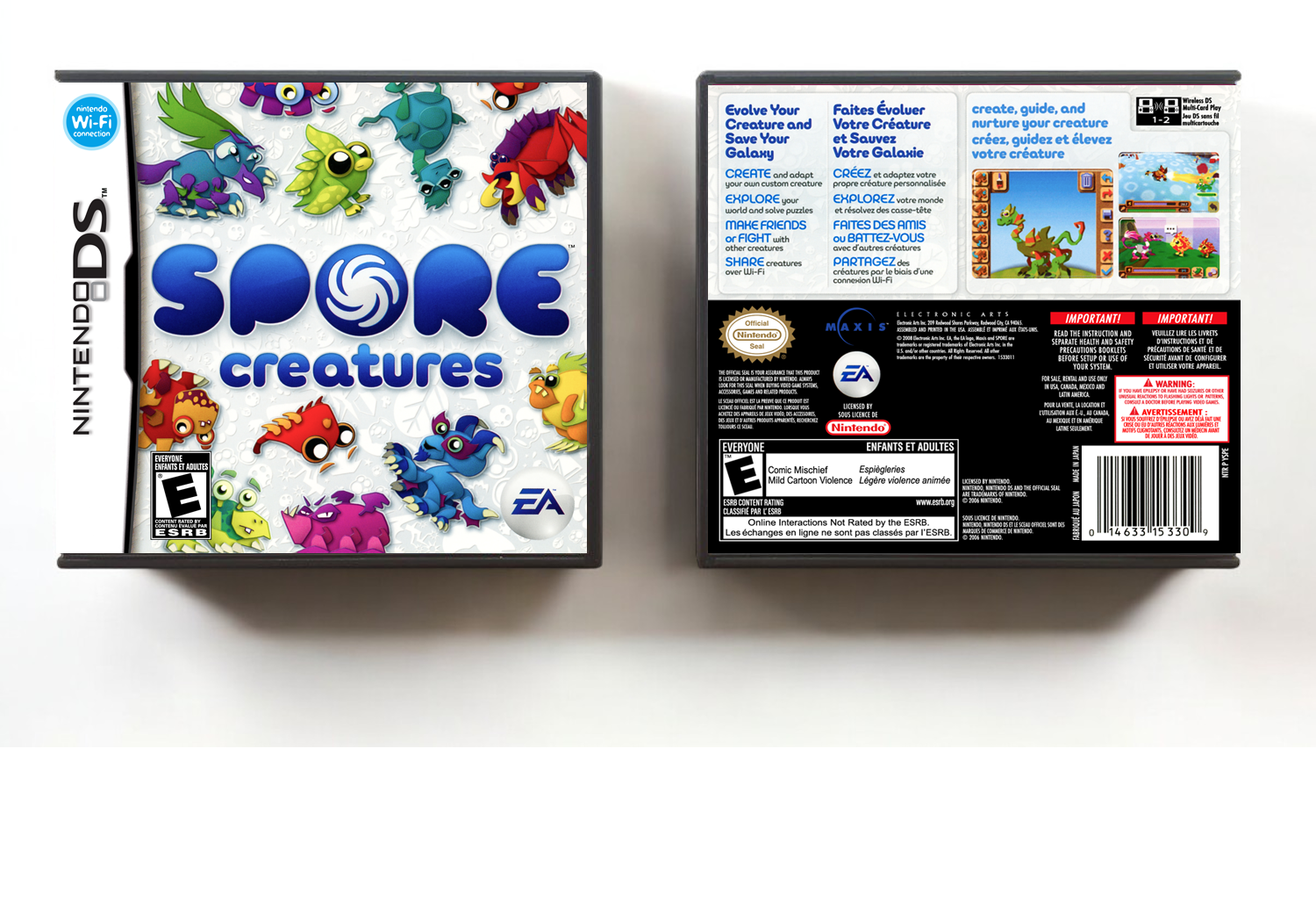 Spore Creatures - DS Game Case