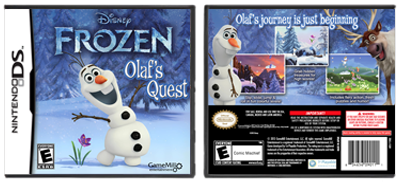 Disney Frozen: Olaf's Quest - DS Game Case