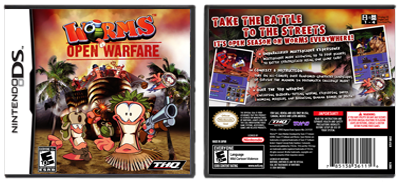 Worms: Open Warfare - DS Game Case