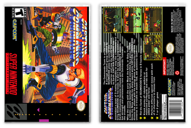Captain Commando - SNES Video Game Case