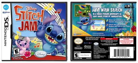 Disney Stitch Jam - DS Game Case