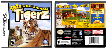 Petz Wild Animals: Tigerz - DS Game Case