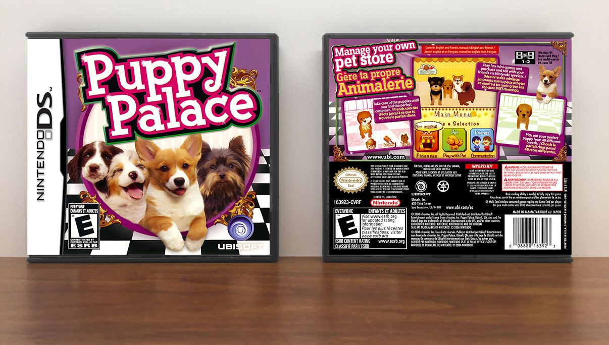 Puppy Palace - DS Game Case