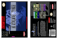 Final Fantasy IV - SNES Video Game Case