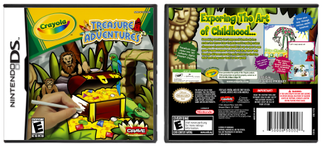 Crayola Treasure Adventures - DS Game Case