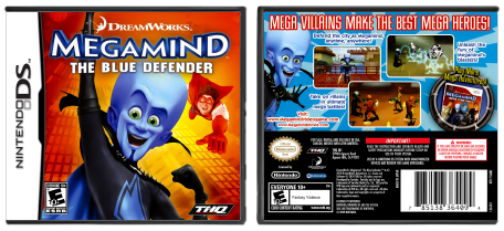 DreamWorks Megamind: The Blue Defender - DS Game Case