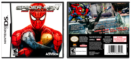 Spider-Man: Web of Shadows - DS Game Case