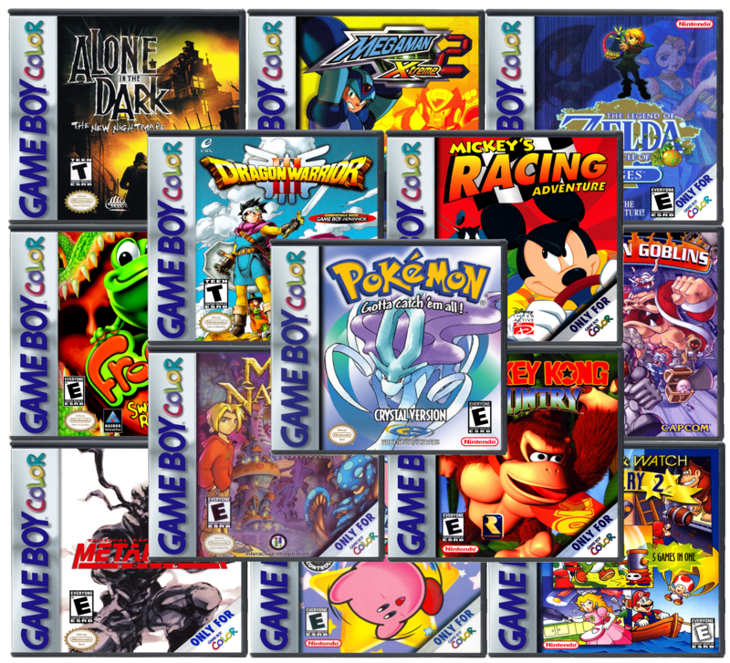 GBC Game Case Selection | Storage Cataloguing Cases