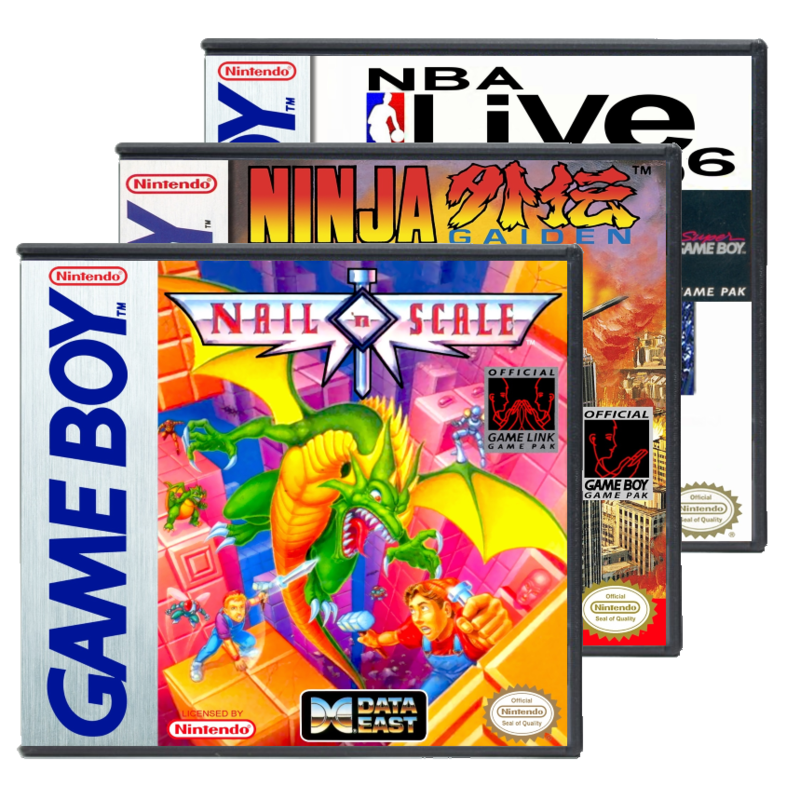 Gameboy Game Case Selection | Storage Cataloguing Cases