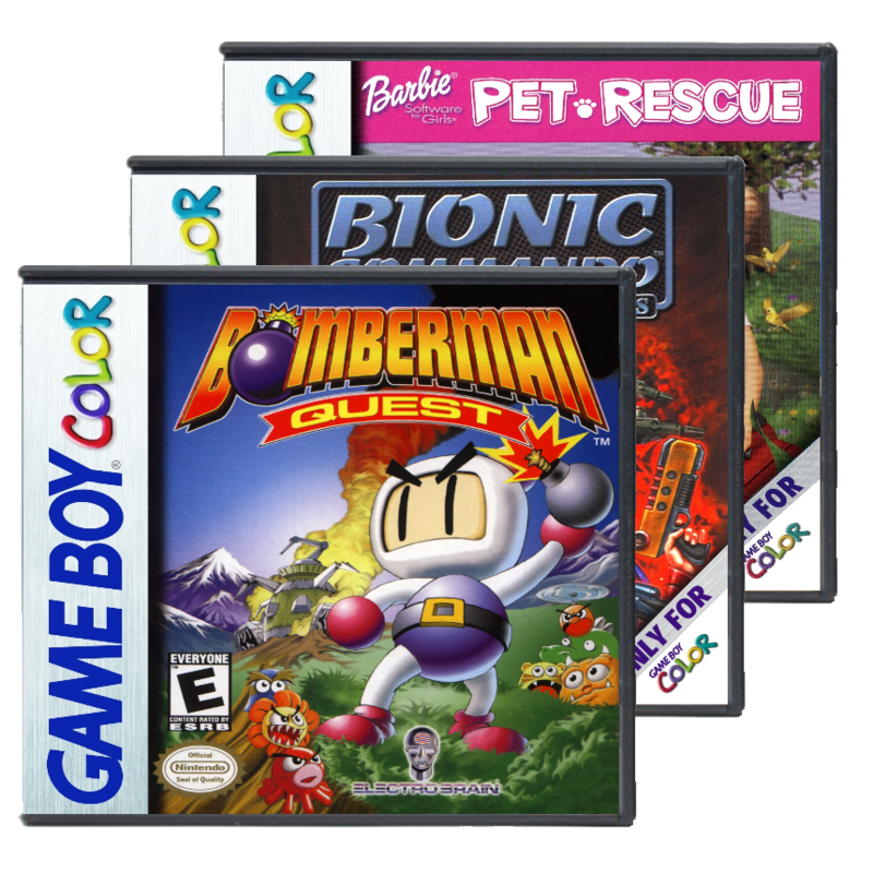 GBC Game Case Selection | Storage Cataloguing Cases