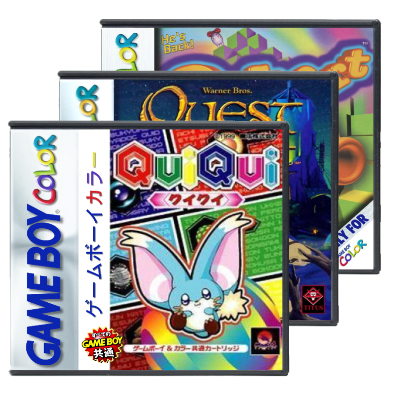 GBC Game Case Selection | Storage Cataloguing Cases