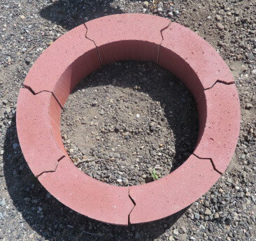 Concrete - 24'' BBQ block red