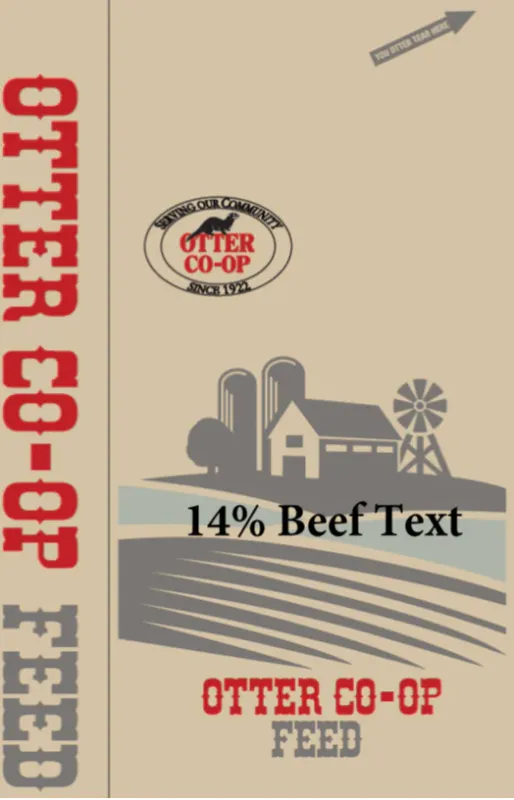 Beef Text Co-op 14% 20KG