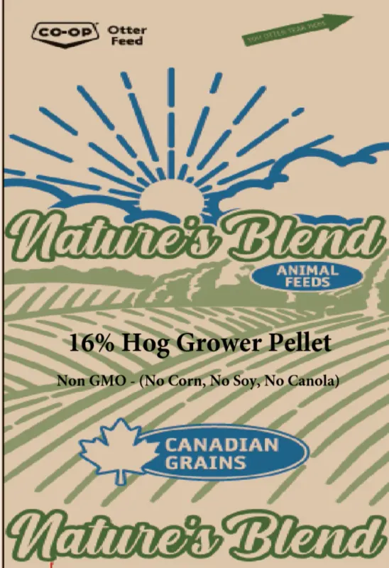 Hog Grower Pellet Nat Best Co-op 16% 20KG