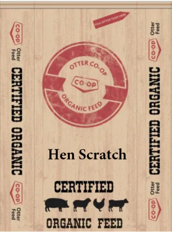 Organic Hen Scratch w/Corn Co-op 20KG