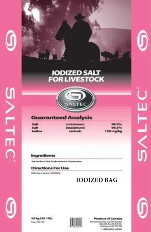 Iodized Bagged Salt 25KG