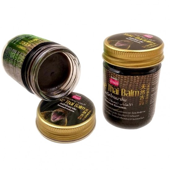 Тайский Черный бальзам Кобра (Snake Thai Balm), Banna, 50 гр