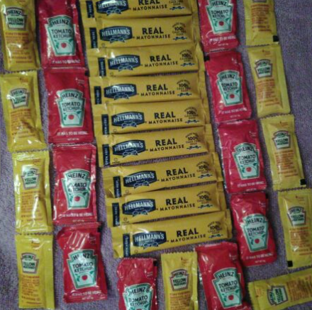 FOOD INDIVIDUALLY PACKED