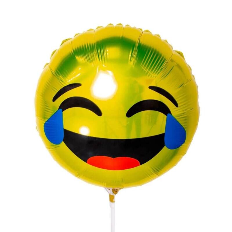 Globo Emoticón Carcajada 35 cm