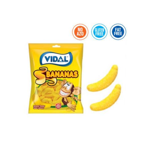 VIDAL BANANAS (90 GR)