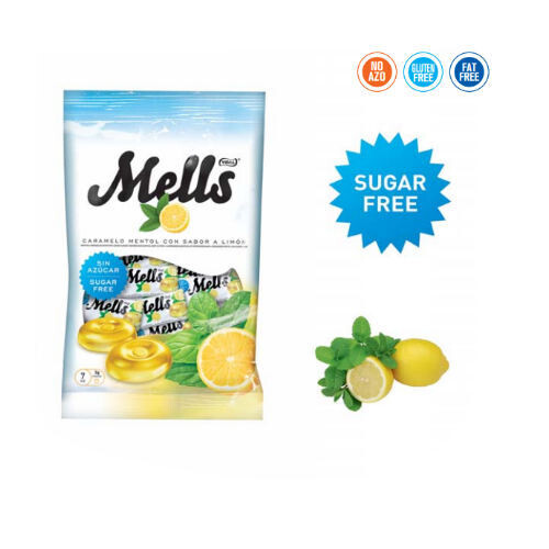 VIDAL LEMON & MENTHOL- SUGAR FREE (80 GR)