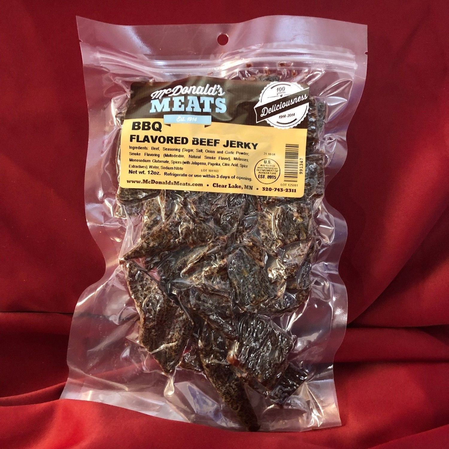 BBQ Beef Jerky (12oz)