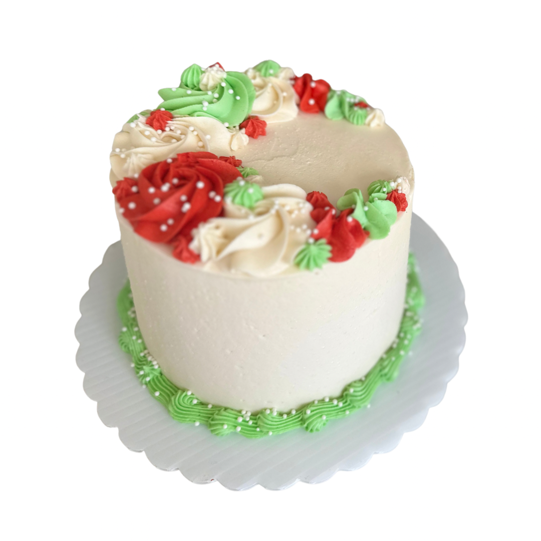 Holiday Half Moon Cake