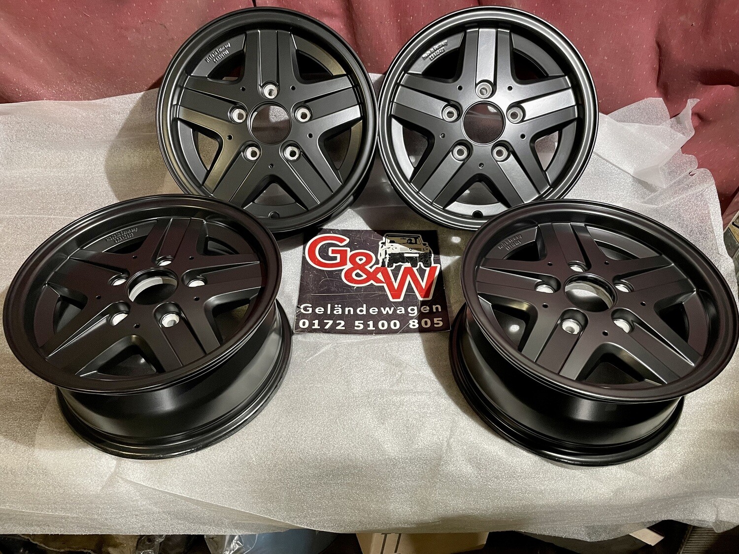 G Klasse Mercedes Benz GE GD Alufelge 7x15 ET37 W460 W461 Wolf Alu Rims ...