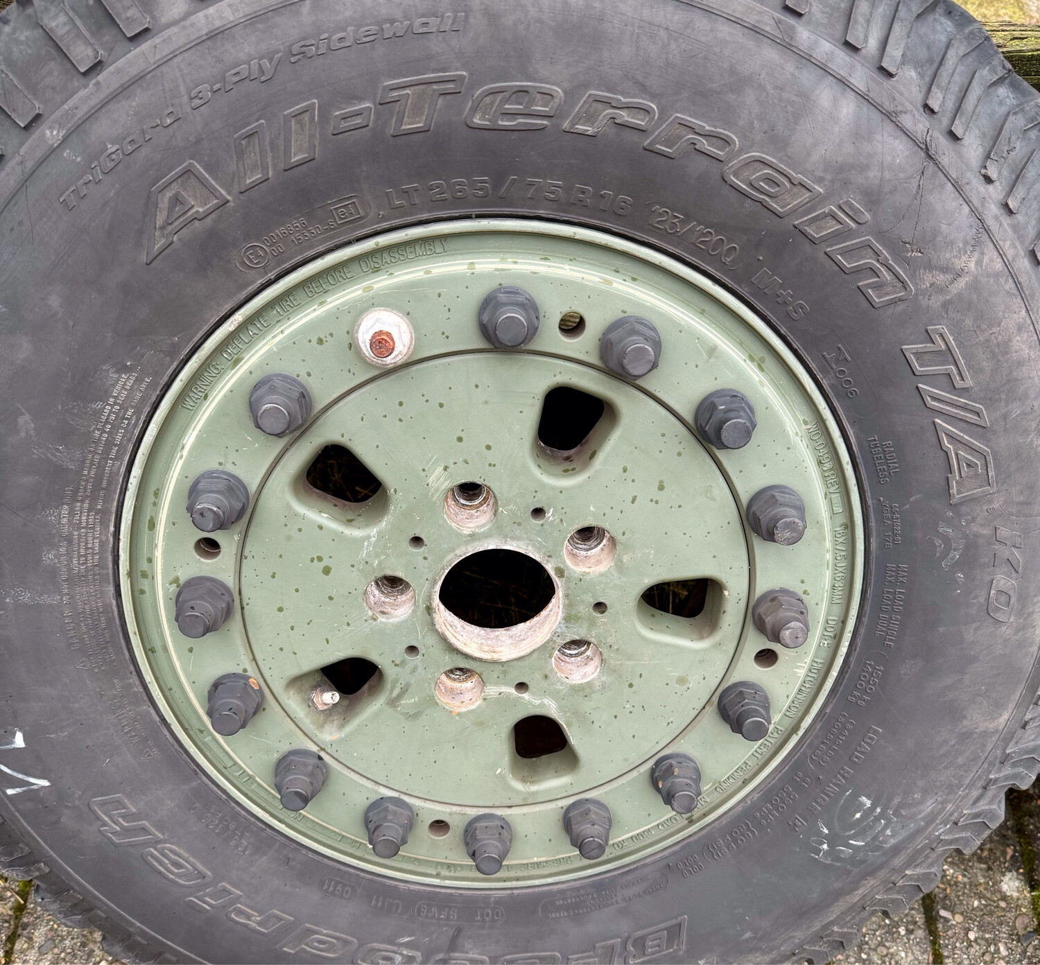 Hutchinson Beadlockfelge HUTCHINSON WA0492 Mercedes G Klasse W460 W461 ...