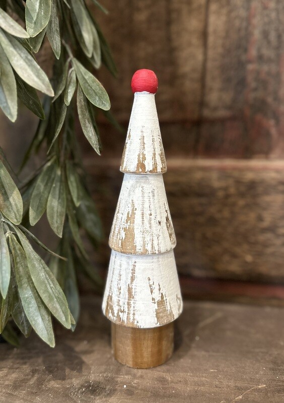 SMALL WHITE WOOD TREE