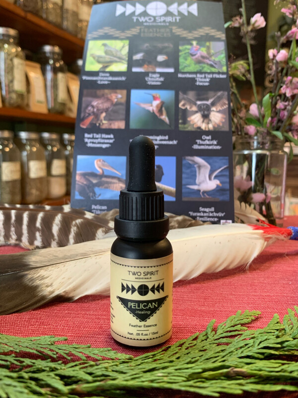 Pelican Feather Essence by Two Spirit Medicinals