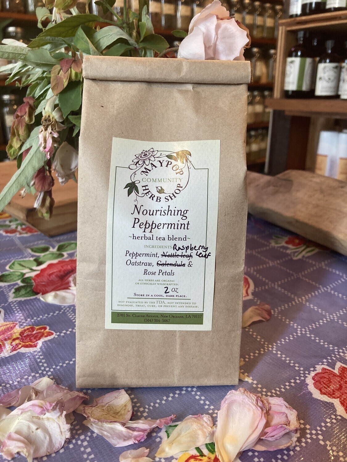 Nourishing Peppermint Tea by Maypop- 2 oz. bag - Store - Miss Anne's ...