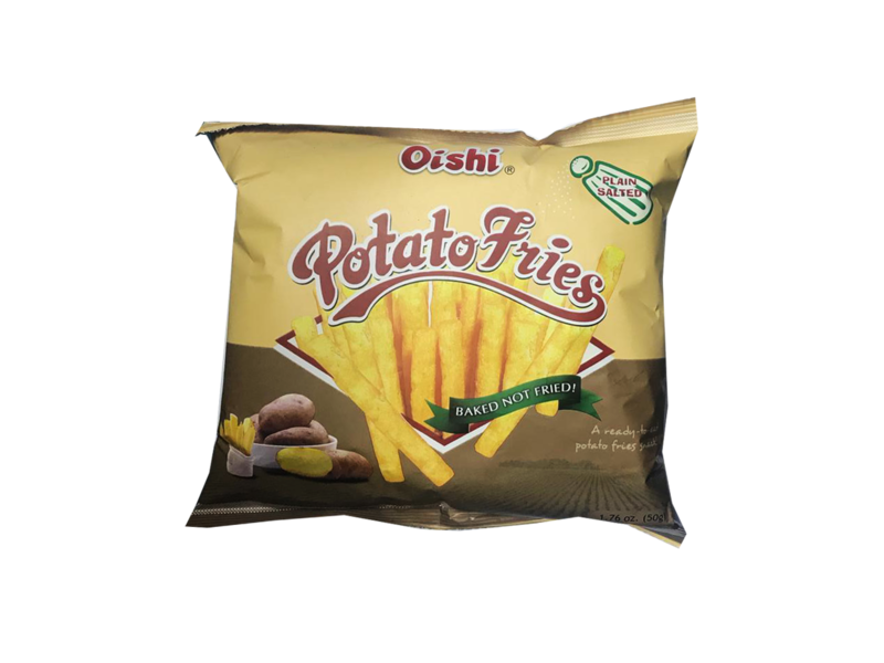 Oishi Potato Fries plain salted 50g