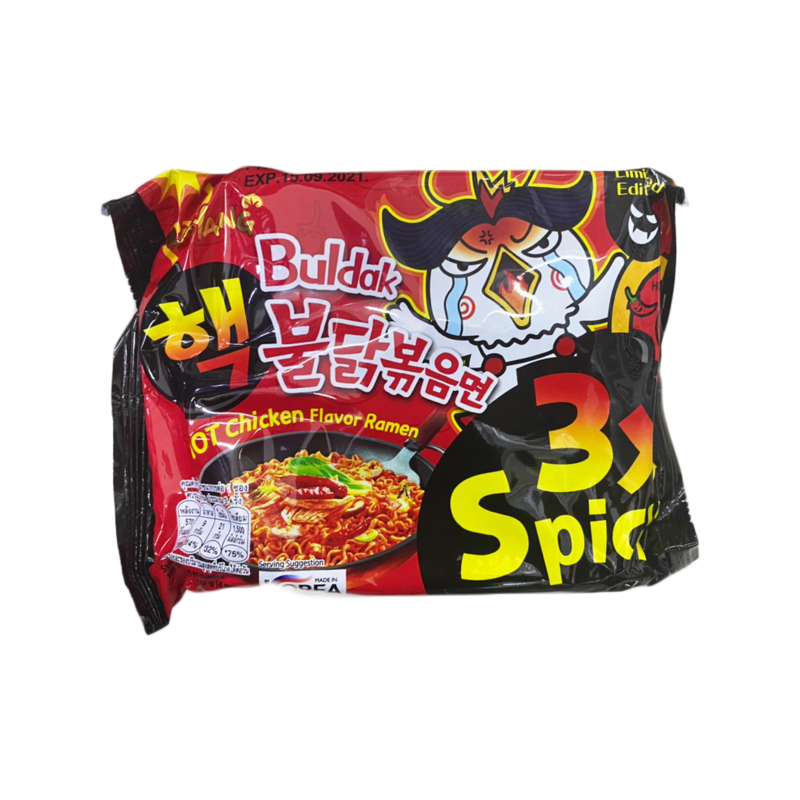 Samyang Buldak Hot Chicken Flavor Ramen 3x Spicy Pack 5pc