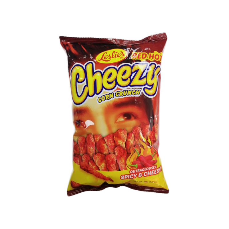 Leslie Cheezy Corn Red Hot Corn Crunchy (BIG)