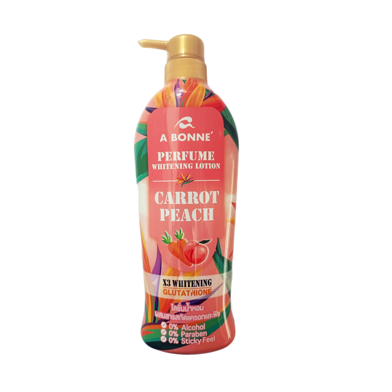 A Bonne Perfume Whitening Lotion (Carrot Peach) 500ml