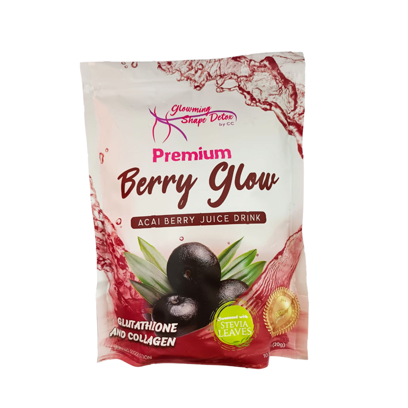 Glowing Shape Detox Berry Glow Acai Berry Juice Drink 10x20g