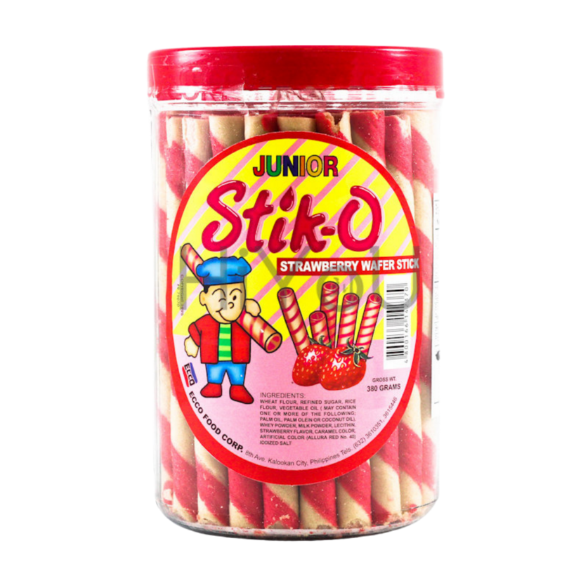 Junior Stik-O Strawberry Wafer 380g