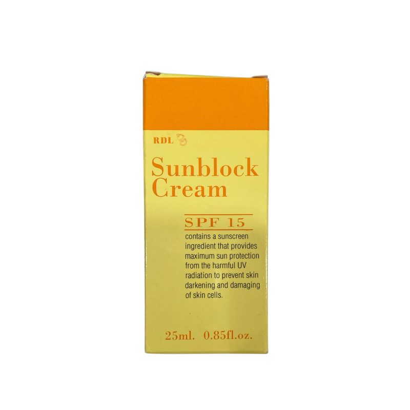 RDL Sunblock Cream SPF15 25ml