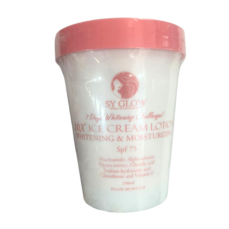 Sy Glow 10x Ice Cream Lotion SPF75 250ml