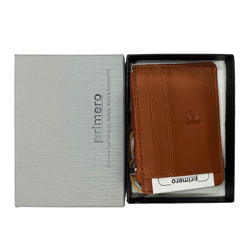 Primero Wallet with Card Holder Brown