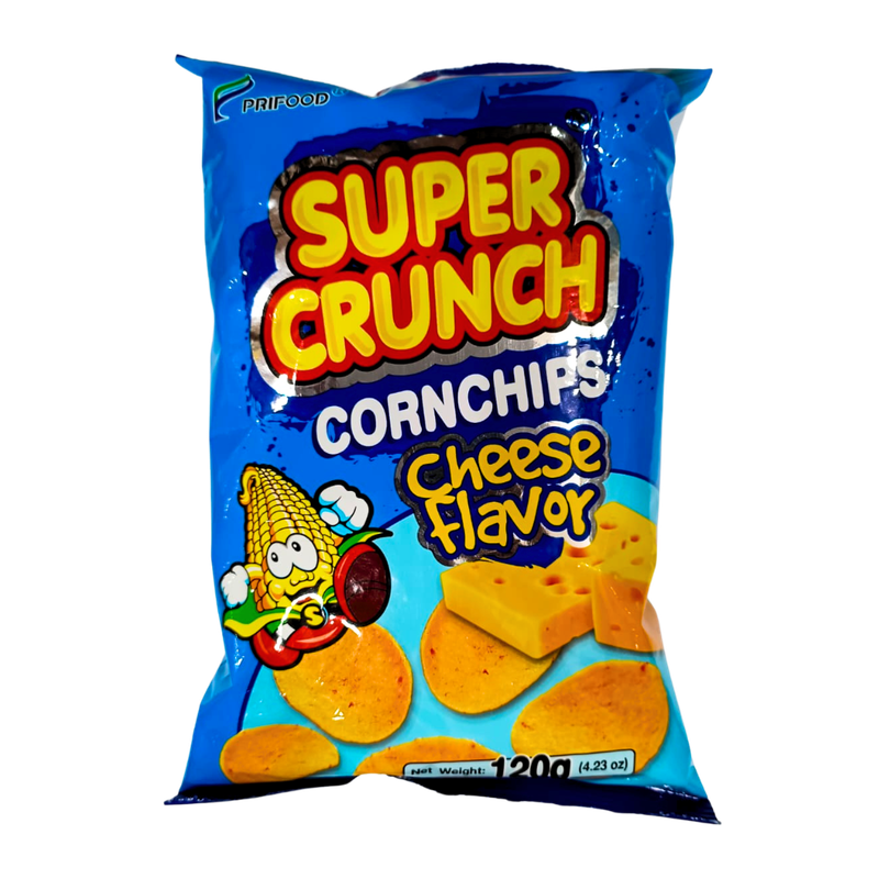 Prifood Super Crunch Cornchips Cheese Flavor 120g