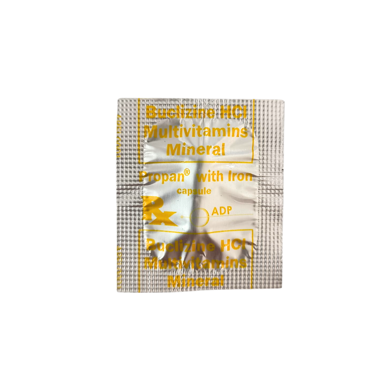 Buclizine Multivitamins Mineral Propan with Iron (per pc)