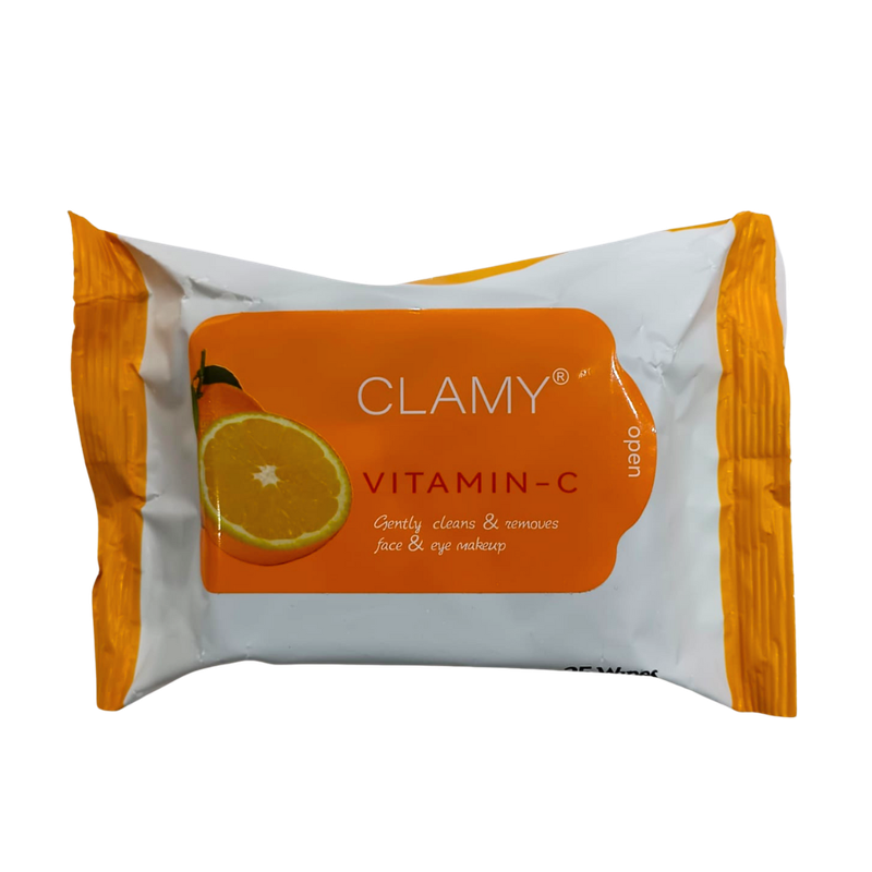 Clamy Vitamin C (Makeup Wipes) 25wipes