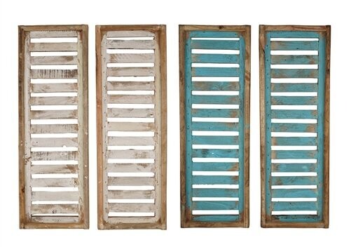 Milan Wood Shutter Windows-Pair-Farmhouse-22x36-Small