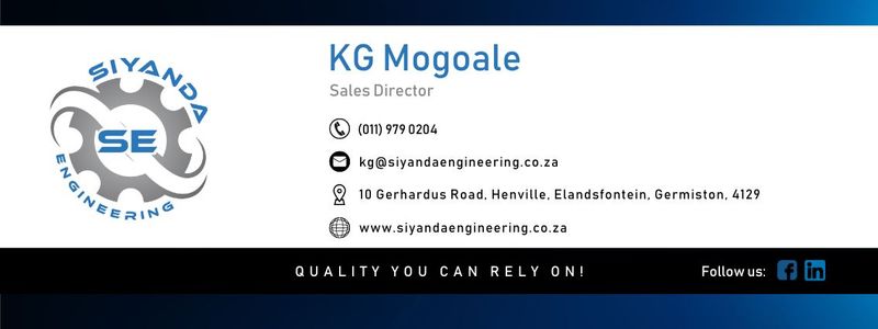 Siyanda Engineering - KG Mogoale_Email Signature (New Look 2024)